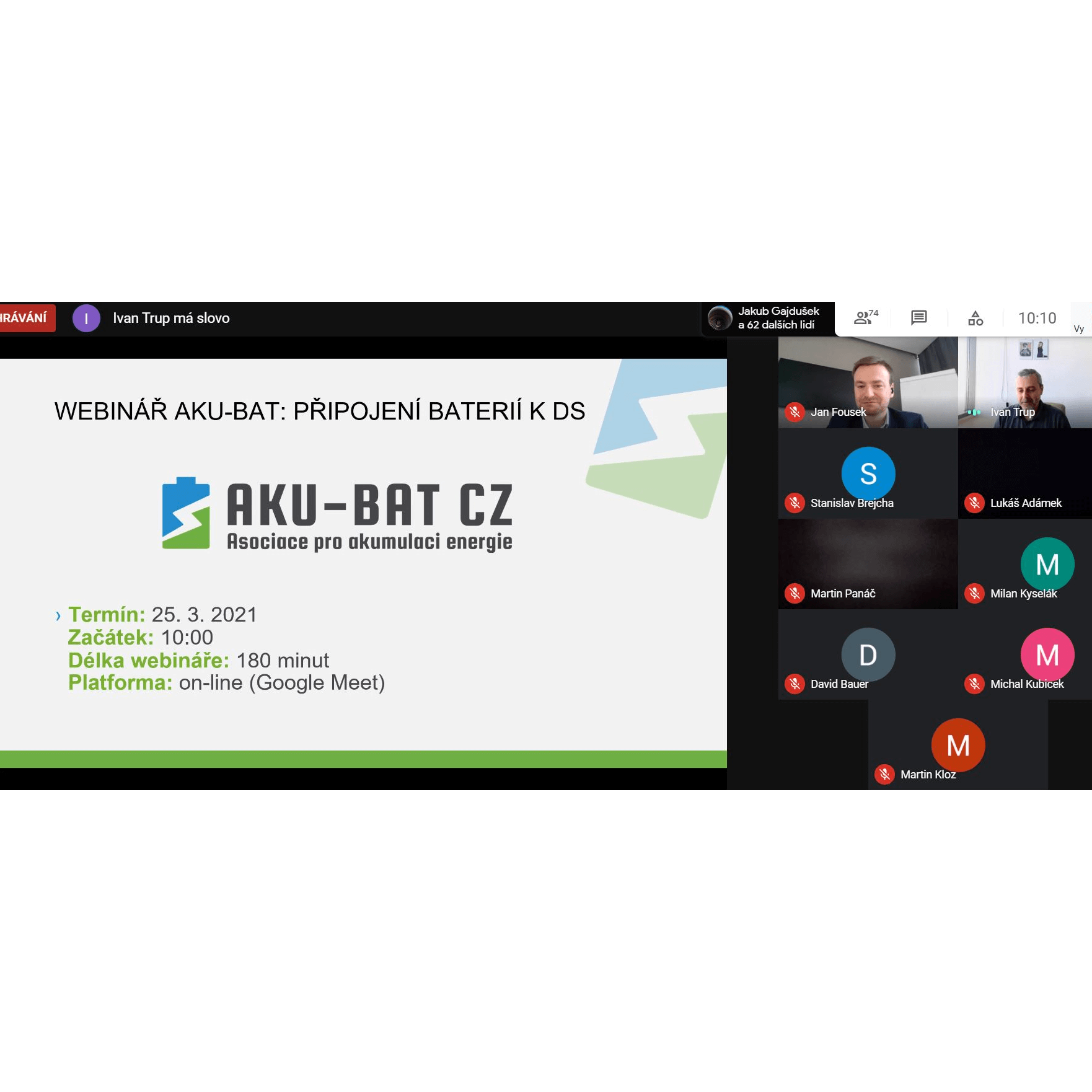 The AKU-BAT Technical Working Group organized another webinar - AKU-BAT ...