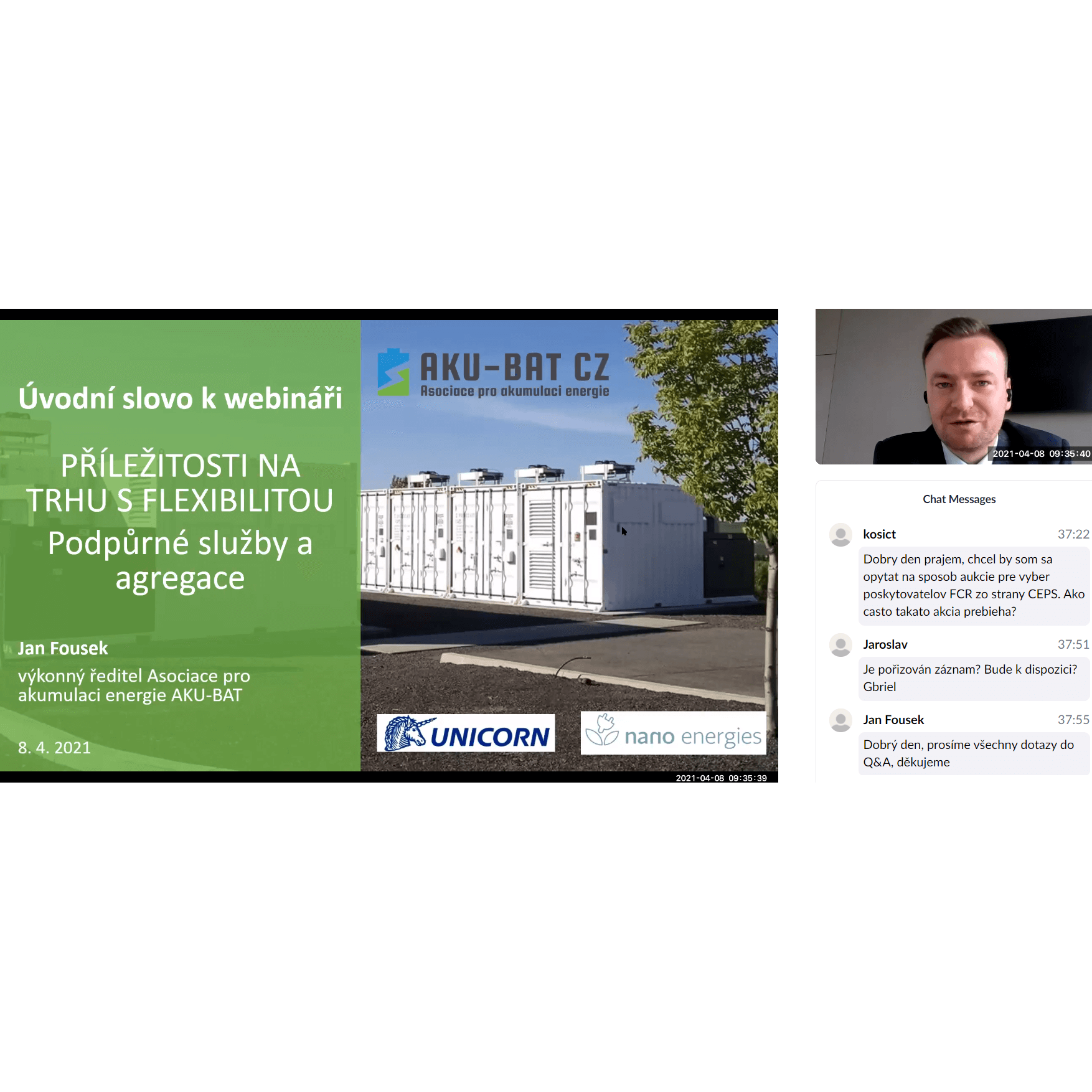 New working group of AKU-BAT and its first webinar - AKU-BAT CZ, z.s.